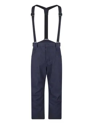 Moncler Technical Fabric Ski Bib - Blue