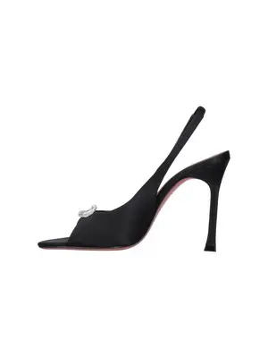 Amina Muaddi Slingback Sandals "mini Camelia