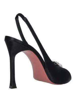 Amina Muaddi Slingback Sandals "mini Camelia