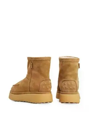 TOD'S Shearling-lined Ankle Boots