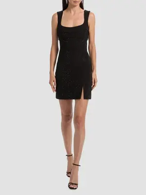 AMUR Vinny Crystal Minidress
