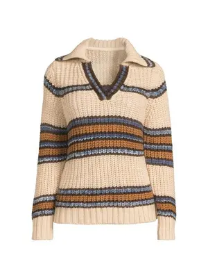 Misook X Lani Lynn Chunky Shaker-stitch Knit Sweater