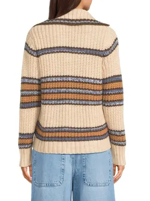 Misook X Lani Lynn Chunky Shaker-stitch Knit Sweater