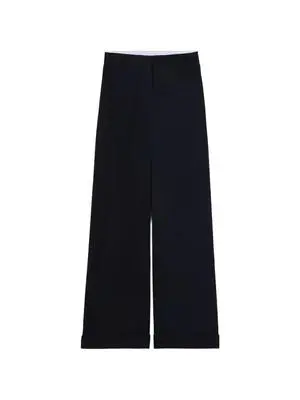 Claudie Pierlot High-waisted Wide-leg Trousers