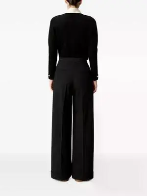 Claudie Pierlot High-waisted Wide-leg Trousers