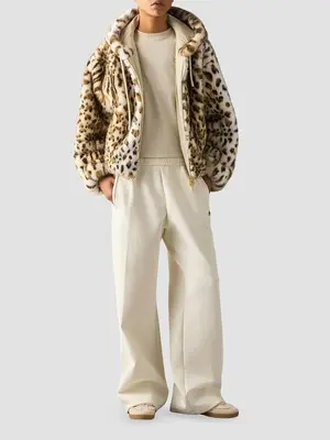 Moose Knuckles Eaton Cheetah-print Faux-fur Jacket