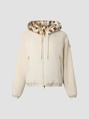 Moose Knuckles Eaton Cheetah-print Faux-fur Jacket
