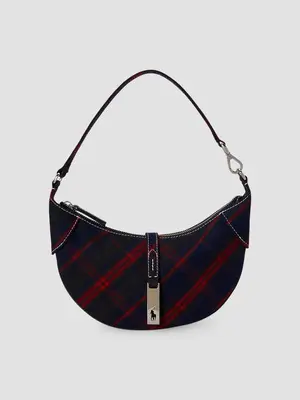 Polo Ralph Lauren Polo Id Mini Plaid Twill Shoulder Bag