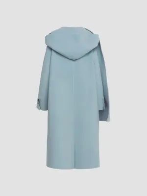 Malo Hooded Wool-cashmere Overcoat