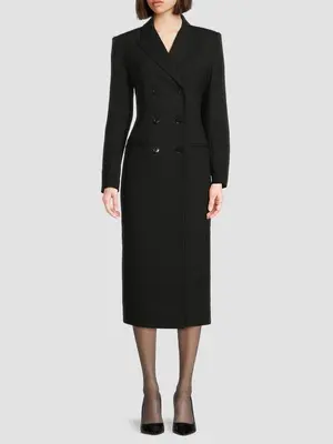Rue Sophie Lorde Stretch-wool Double-breasted Coat