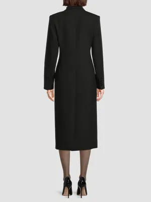 Rue Sophie Lorde Stretch-wool Double-breasted Coat