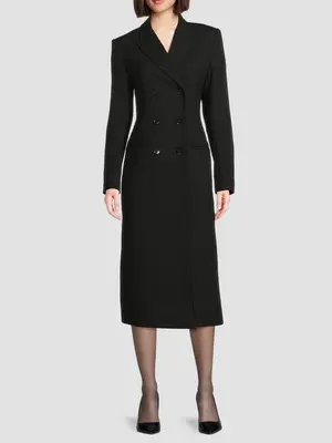 Rue Sophie Lorde Stretch-wool Double-breasted Coat