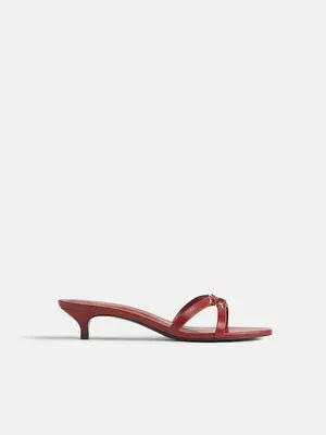 REFORMATION Bondage Kitten Mule