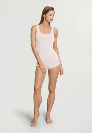 Hanro Touch Feeling Round Neck Tank Top - Honeydew