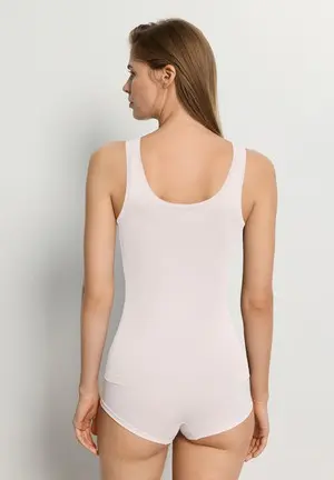 Hanro Touch Feeling Round Neck Tank Top - Honeydew