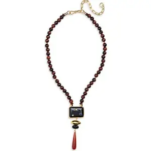 LIZZIE FORTUNATO Constellation Pendant Necklace - Multi