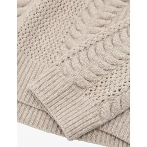 REISS Cable-knit Wool Jumper
