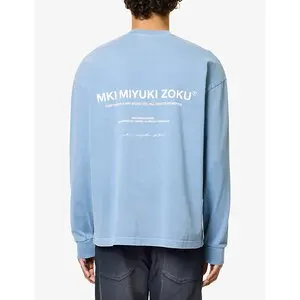 MKI MIYUKI ZOKU Design Studio Long-sleeve Cotton T-shirt