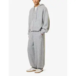 SEVENTH Alpaca Wool-blend Knit Cuff Trousers
