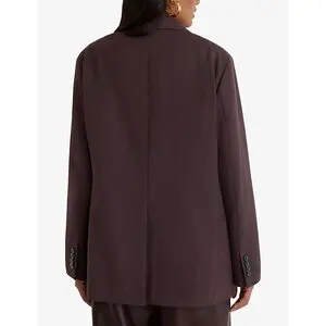 REISS Sandor Single-breasted Stretch-twill Blazer