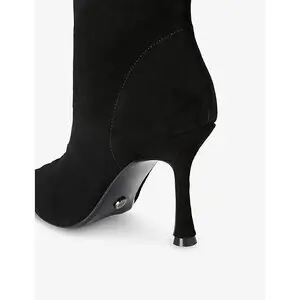 Carvela Leoni Lace-up Suede Heeled Ankle Boots
