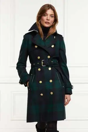 Holland Cooper Marlborough Trench Coat 's - Blackwatch