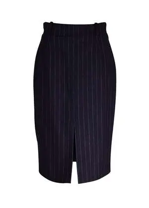 Holland Cooper Mayfair Pencil Skirt Chalk Pinstripe 's