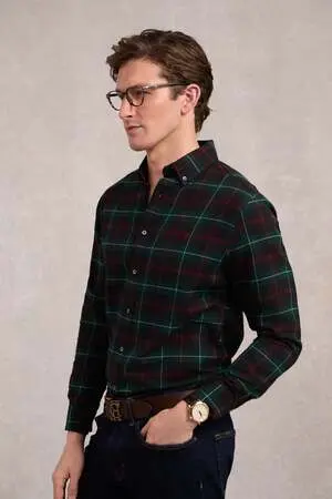 Holland Cooper S Classic Fit Brushed Cotton Shirt 's