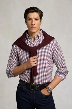 Holland Cooper S Classic Fit Brushed Cotton Shirt Portland Check 's