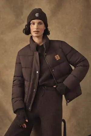 Holland Cooper Milton Padded Jacket 's - Chocolate