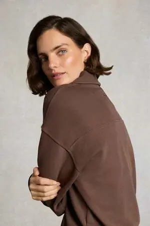 Holland Cooper Barton Quarter Neck Sweat