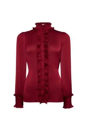 Holland Cooper Ria Ruffle Shirt Deep 's