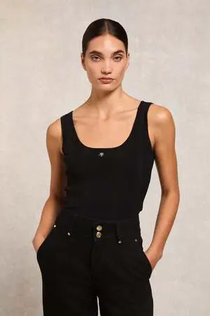 Holland Cooper Ruby Knitted Vest - Black