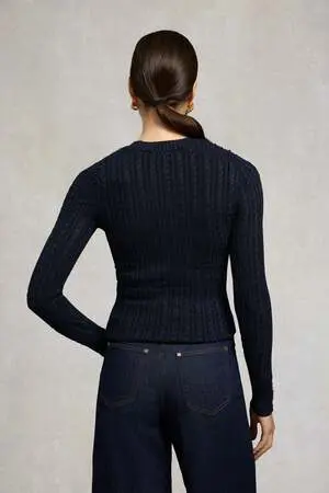 Holland Cooper Seattle Cable Crew Knit 's