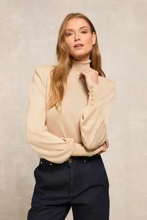 Holland Cooper Structured Kelsie Roll Neck Knit 's