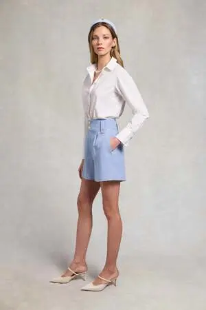 Holland Cooper Tailored Short Ice Linen 's