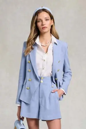 Holland Cooper Tailored Short Ice Linen 's