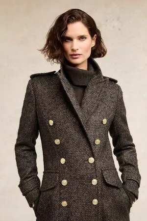 Holland Cooper The Great Coat Herringbone 's