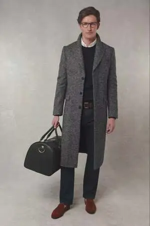 Holland Cooper The Fairford Coat Herringbone 's