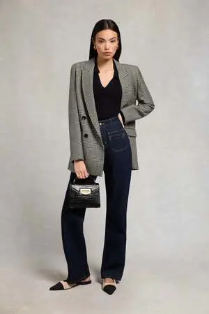 Holland Cooper V-neck Rib Top 's