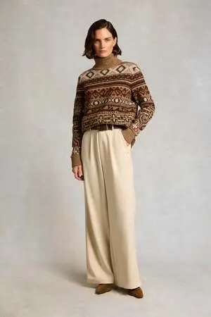 Holland Cooper Vostock Roll Neck Knit Fairisle 's