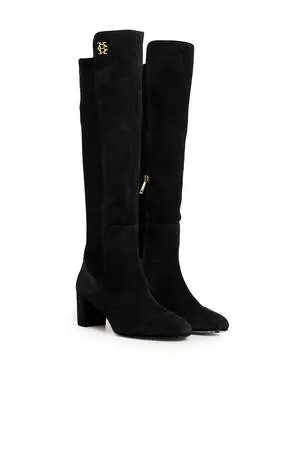 Holland Cooper Albany Mid Heel Boot Suede 's