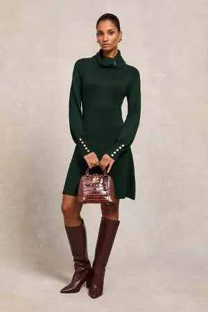 Holland Cooper Chamonix Fit & Flare Dress Deep 's