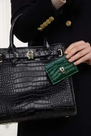 Holland Cooper Chelsea Card Holder Croc 's