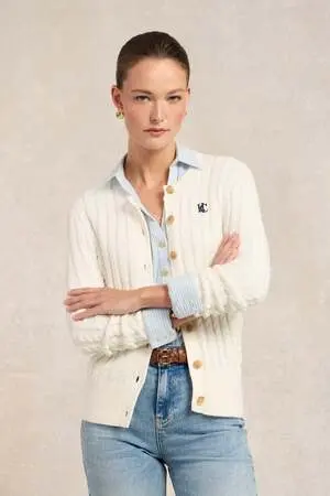 Holland Cooper Cotswold Cardigan 's - Natural
