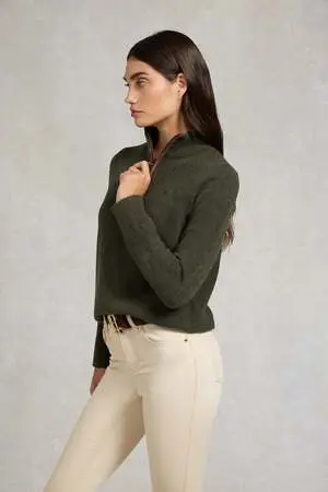 Holland Cooper Country Quarter Zip Knit Marl 's