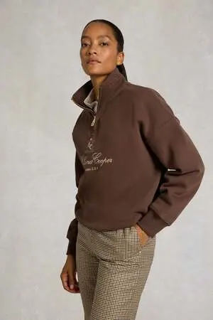 Holland Cooper Essential Relaxed Quarter Zip Sweat 's