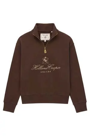 Holland Cooper Essential Relaxed Quarter Zip Sweat 's