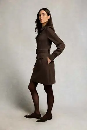 Holland Cooper Hawthorn Mini Dress Herringbone 's