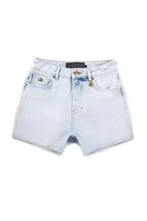 Holland Cooper High Rise Denim Short Wash 's
